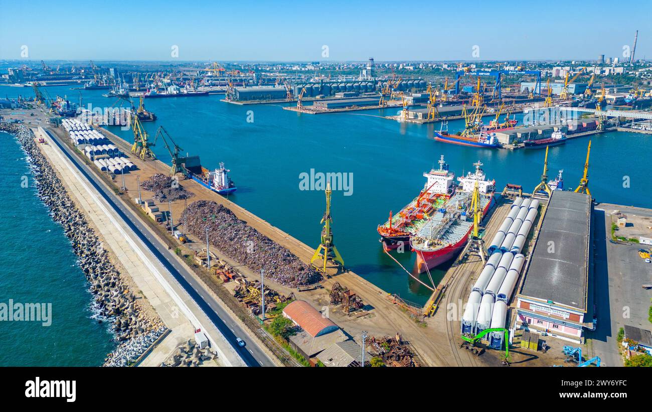 Commercial port constanta in romania hi-res stock photography and ...