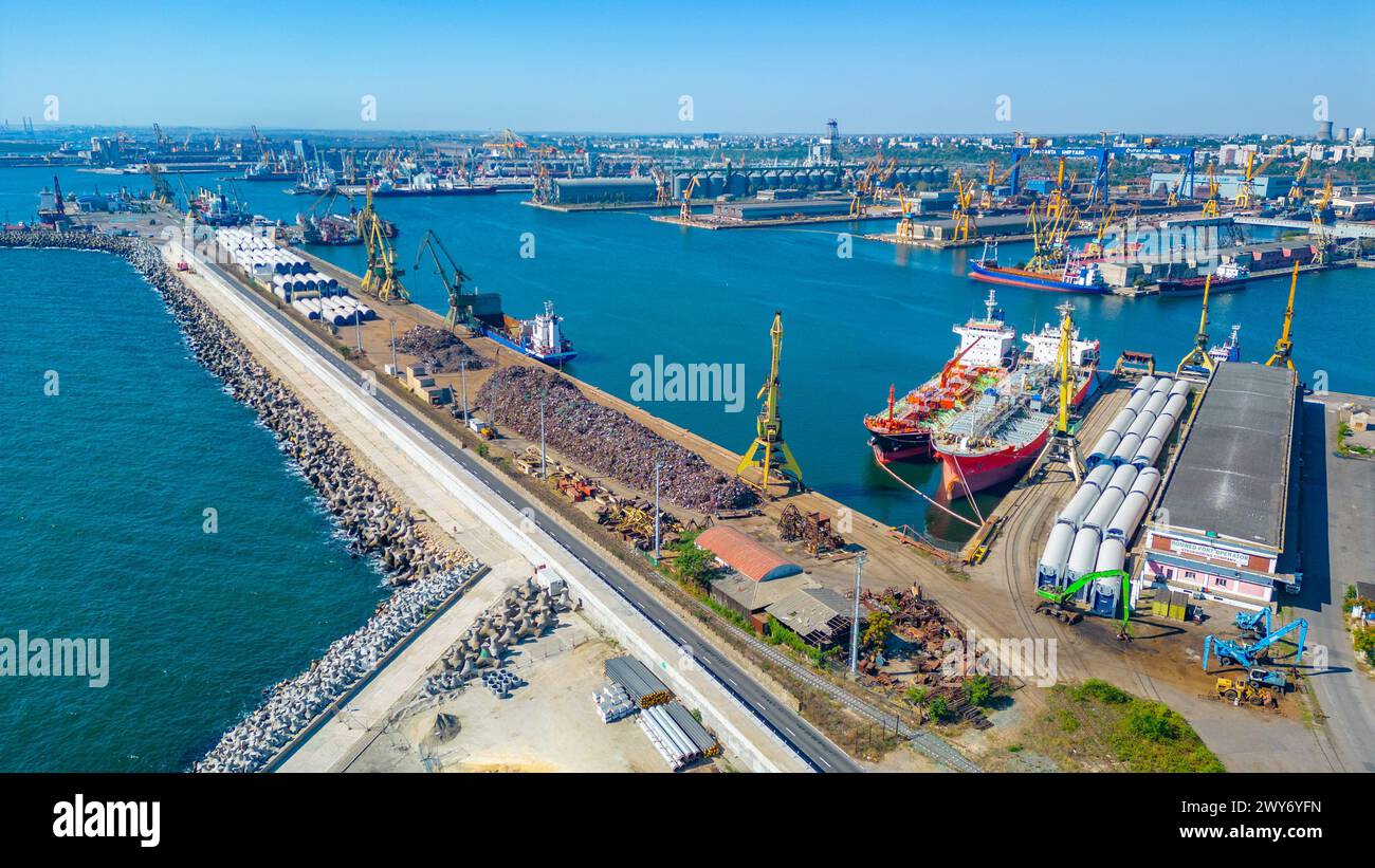 Commercial port constanta in romania hi-res stock photography and ...