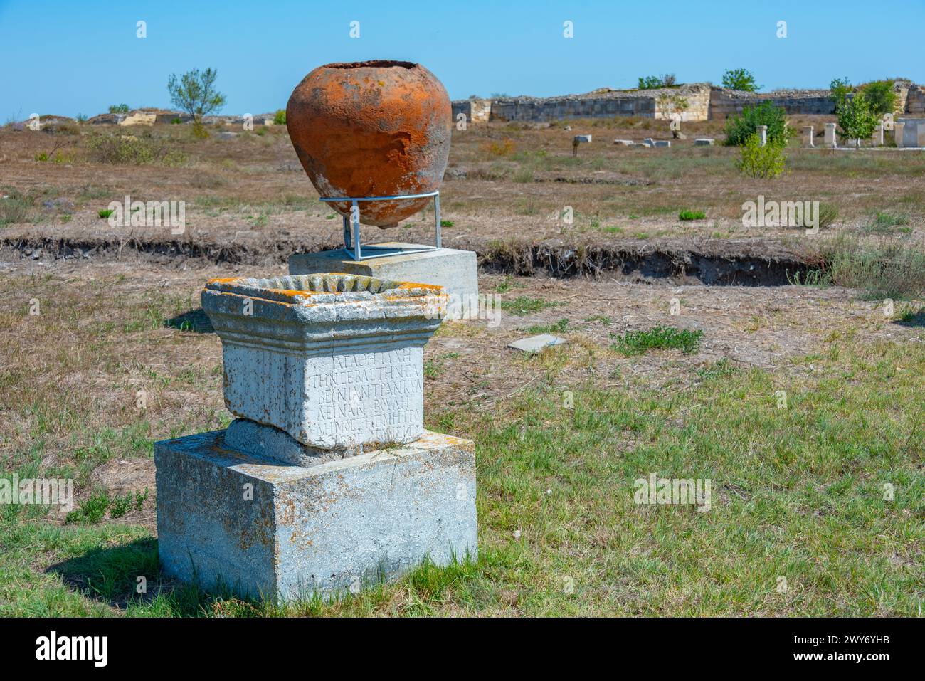 The Ancient City of Histria in Romania Stock Photo - Alamy