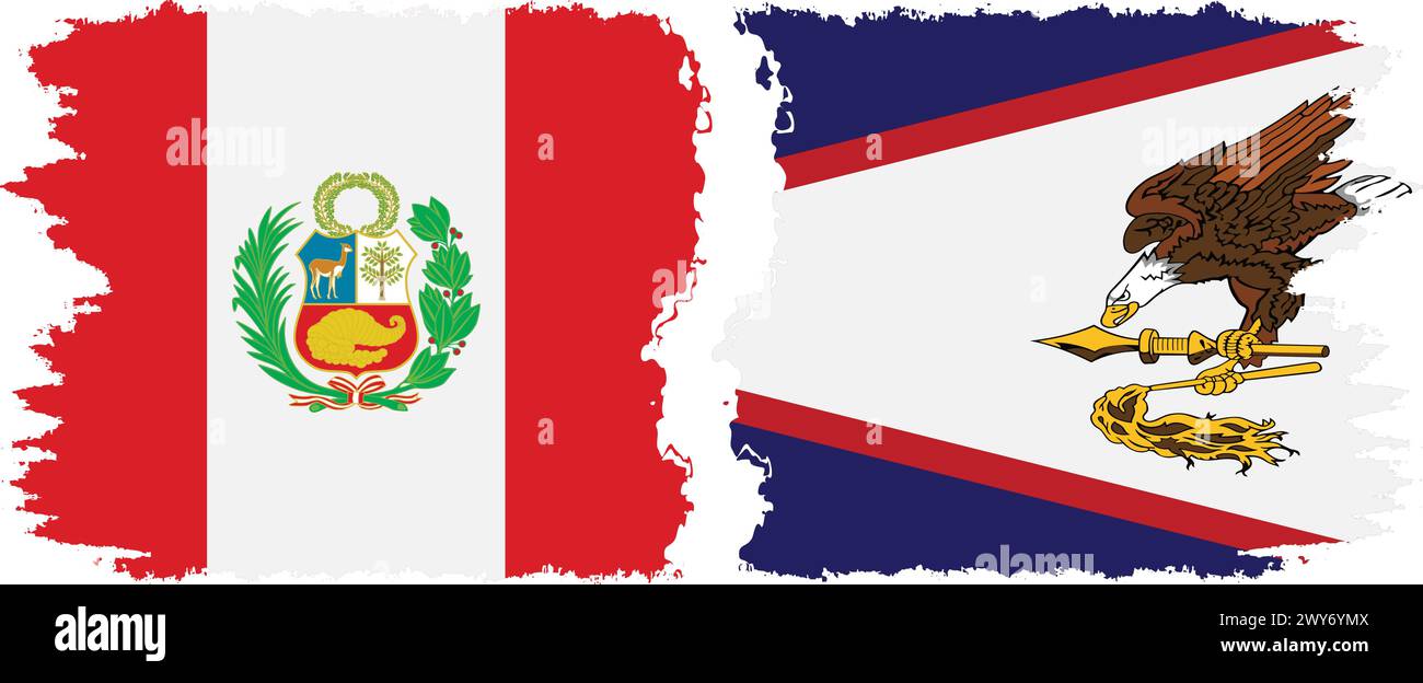 Peru samoa flag Stock Vector Images - Alamy