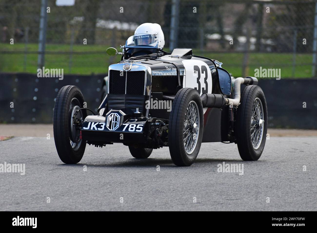 Stephen Rees, MG P type, Triple M Racing, fifteen minutes of racing for ...