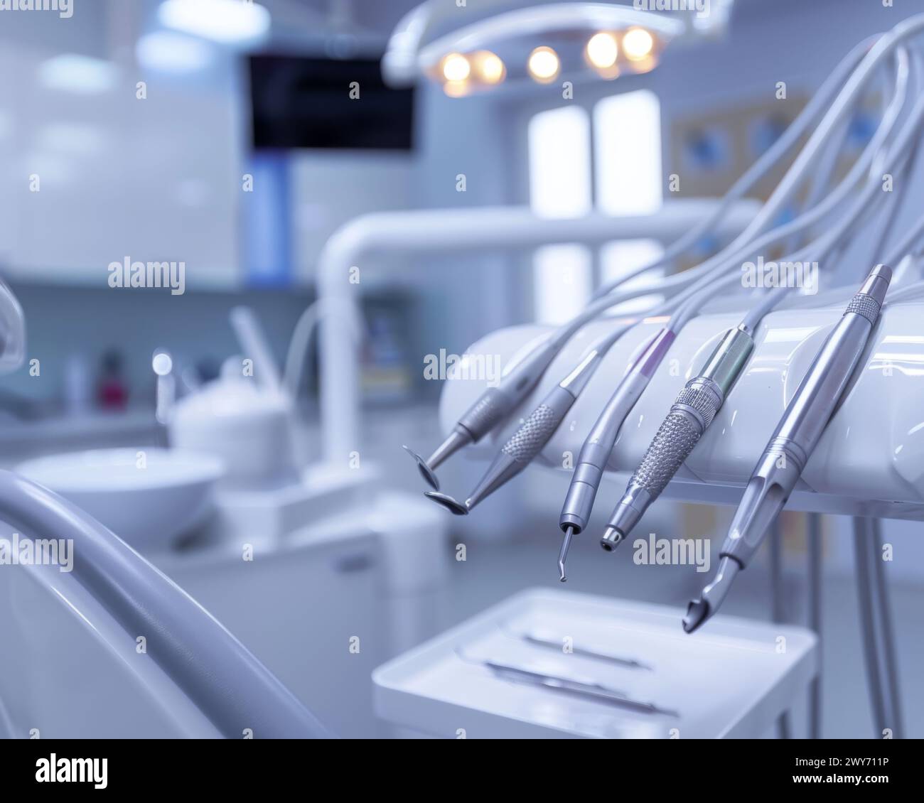 A hospital room packed with various medical equipment and supplies ...