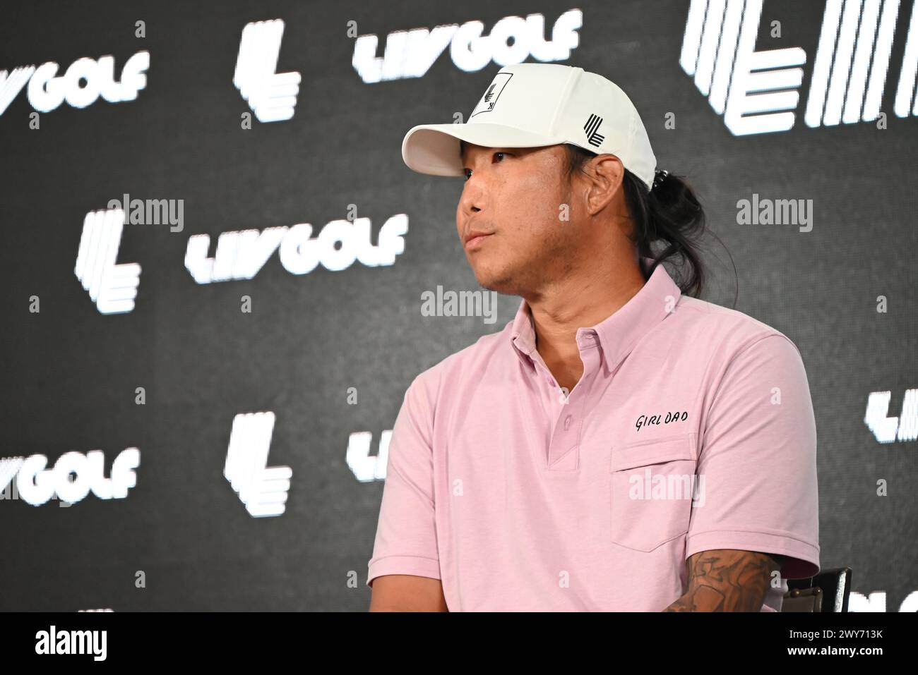 Anthony Kim delivers remarks and answers questions from members of the ...