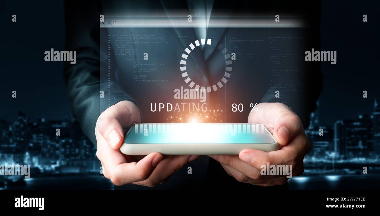 Download in progress screen hi-res stock photography and images - Alamy