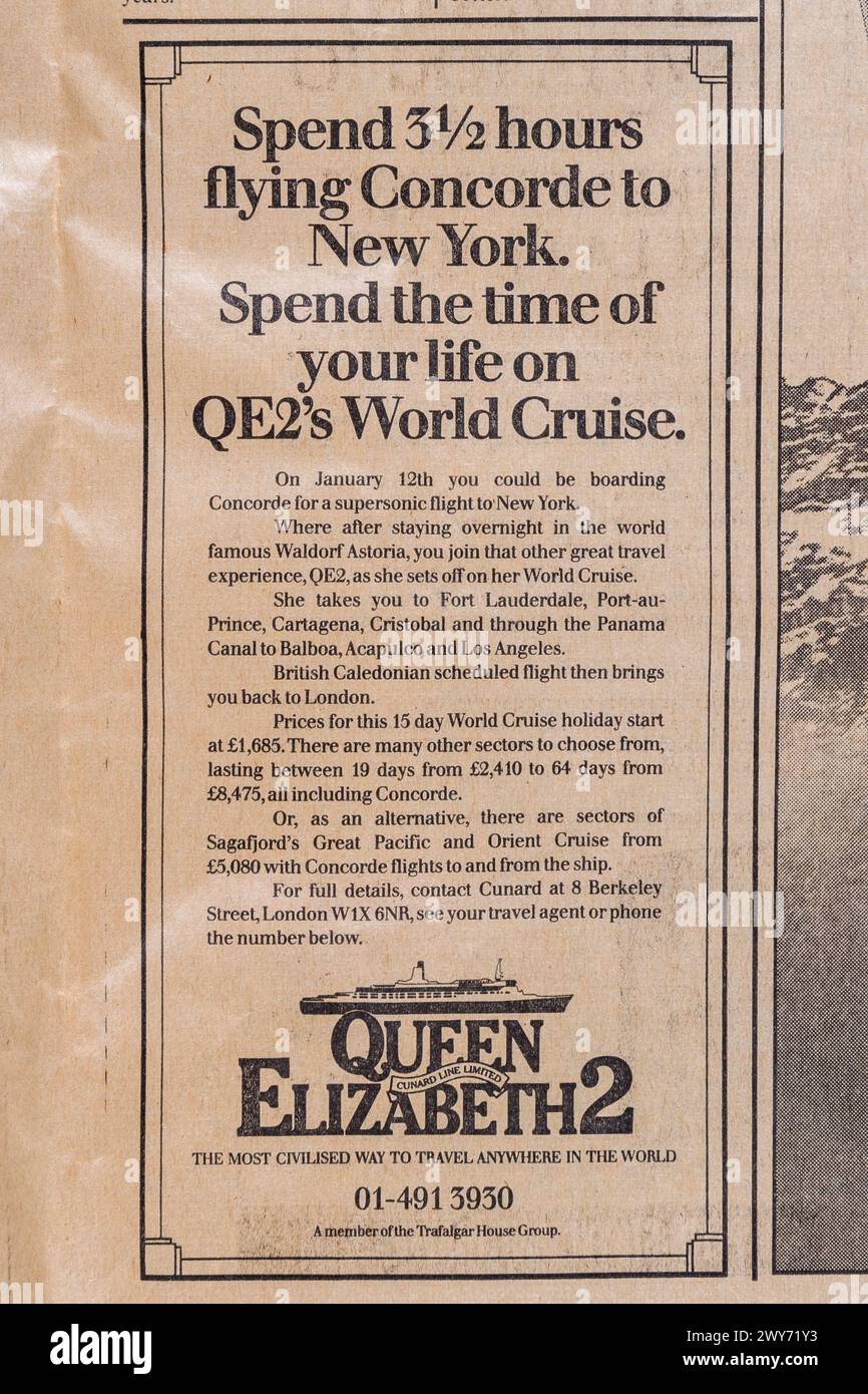 Cunard qe2 hi-res stock photography and images - Alamy