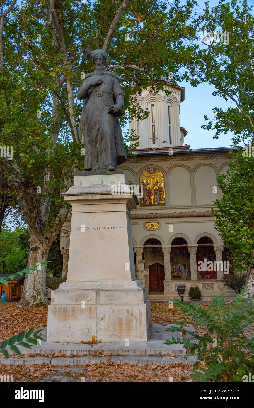 Statue of Constantin Brancoveanu in Bucharest, Romania Stock Photo - Alamy