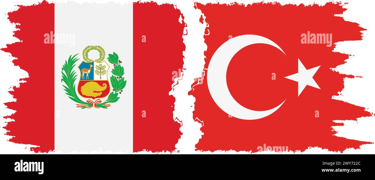 Turkey peru flag Stock Vector Images - Alamy