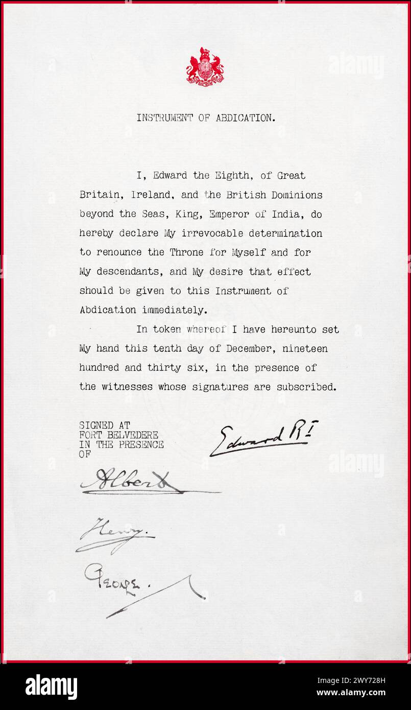 Edward viii and wallis simpson hi-res stock photography and images - Alamy