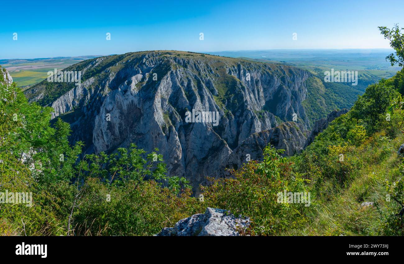 Panorama view of Turda gorge in Romania Stock Photo - Alamy