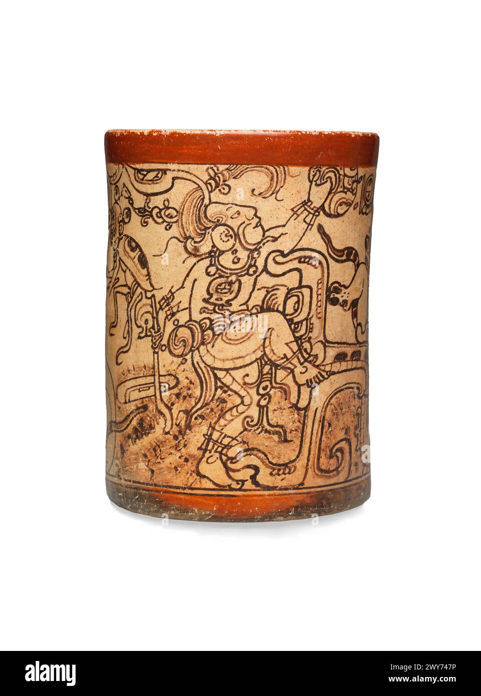 Vessel with mythological scene 7th 8th century by Metropolitan Painter ...