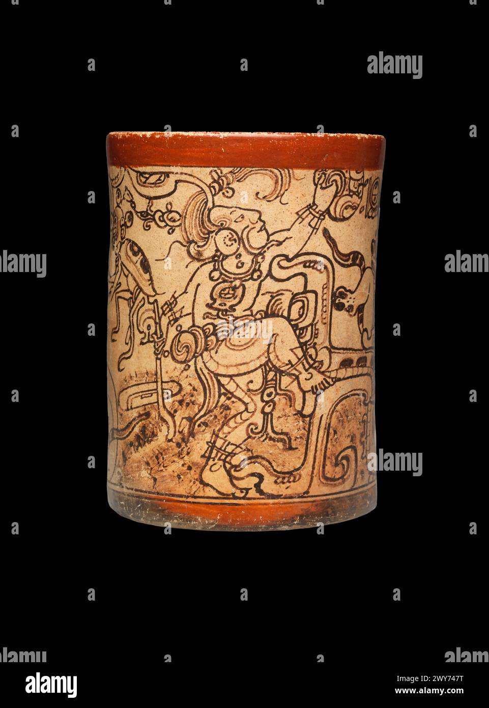 Vessel with mythological scene 7th 8th century by Metropolitan Painter ...