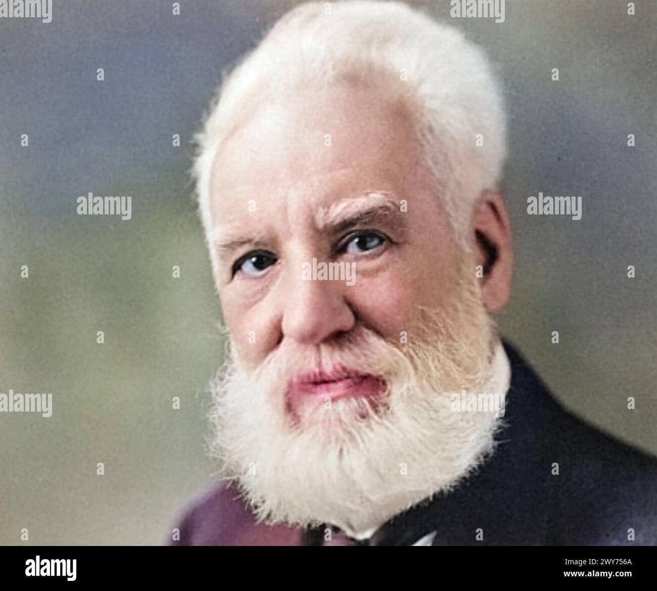 ALEXANDER GRAHAM BELL (1847-1922) Canadian-American inventor of the ...