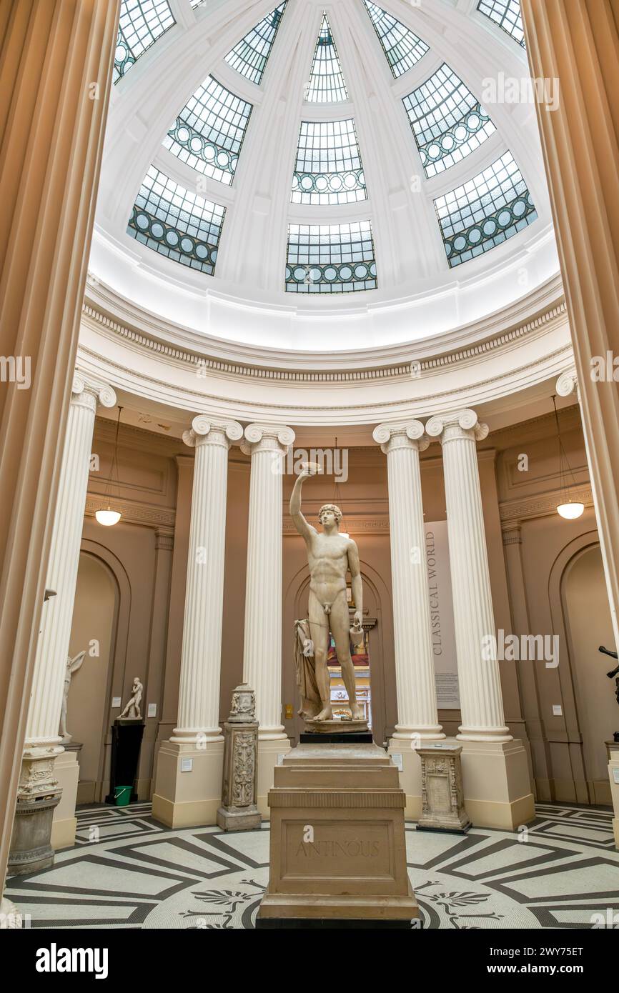 Interior of the Lady Lever Art Gallery, Port Sunlight, Wirral ...