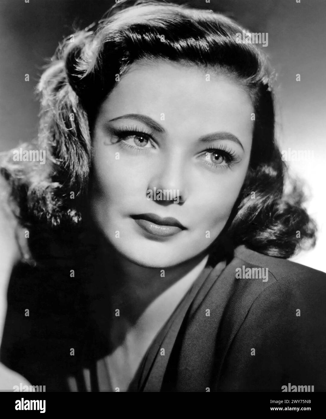 GENE TIERNEY (1920-1991) American film actress about 1948 Stock Photo ...