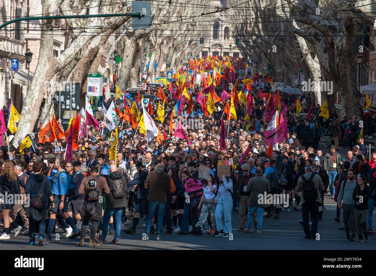March 21, 2024 - Rome, Italy: Memorial Day for the Innocent Victims of ...