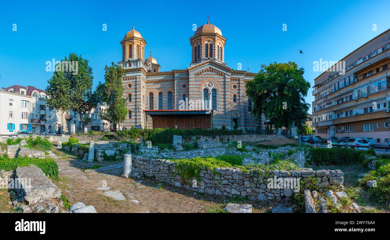 Cathedral of Saints Peter and Paul in Constanta, Romania Stock Photo ...