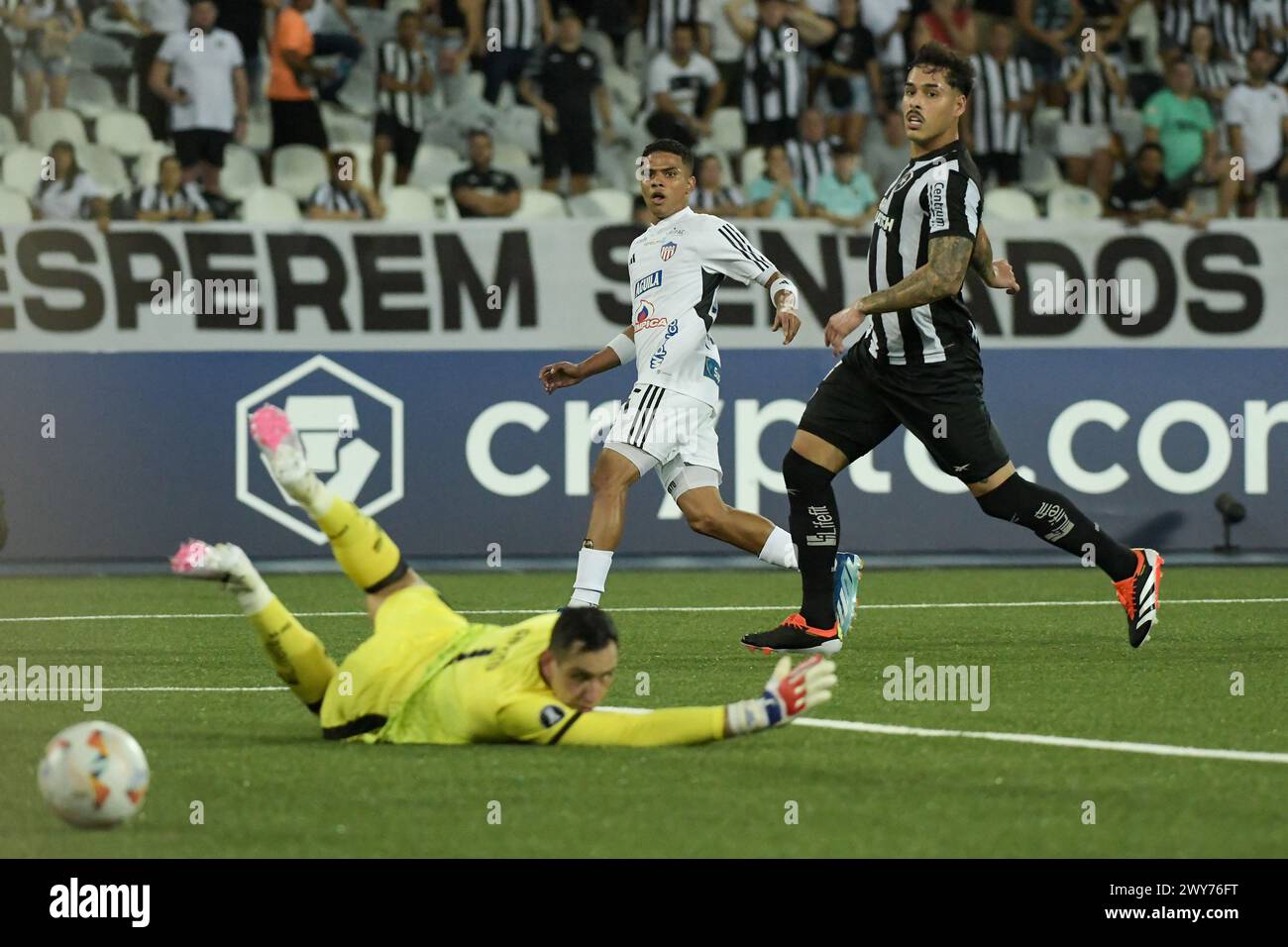 3rd April 2024, Rio de Janeiro, Brazil. Lucas Halter of Botafogo and ...