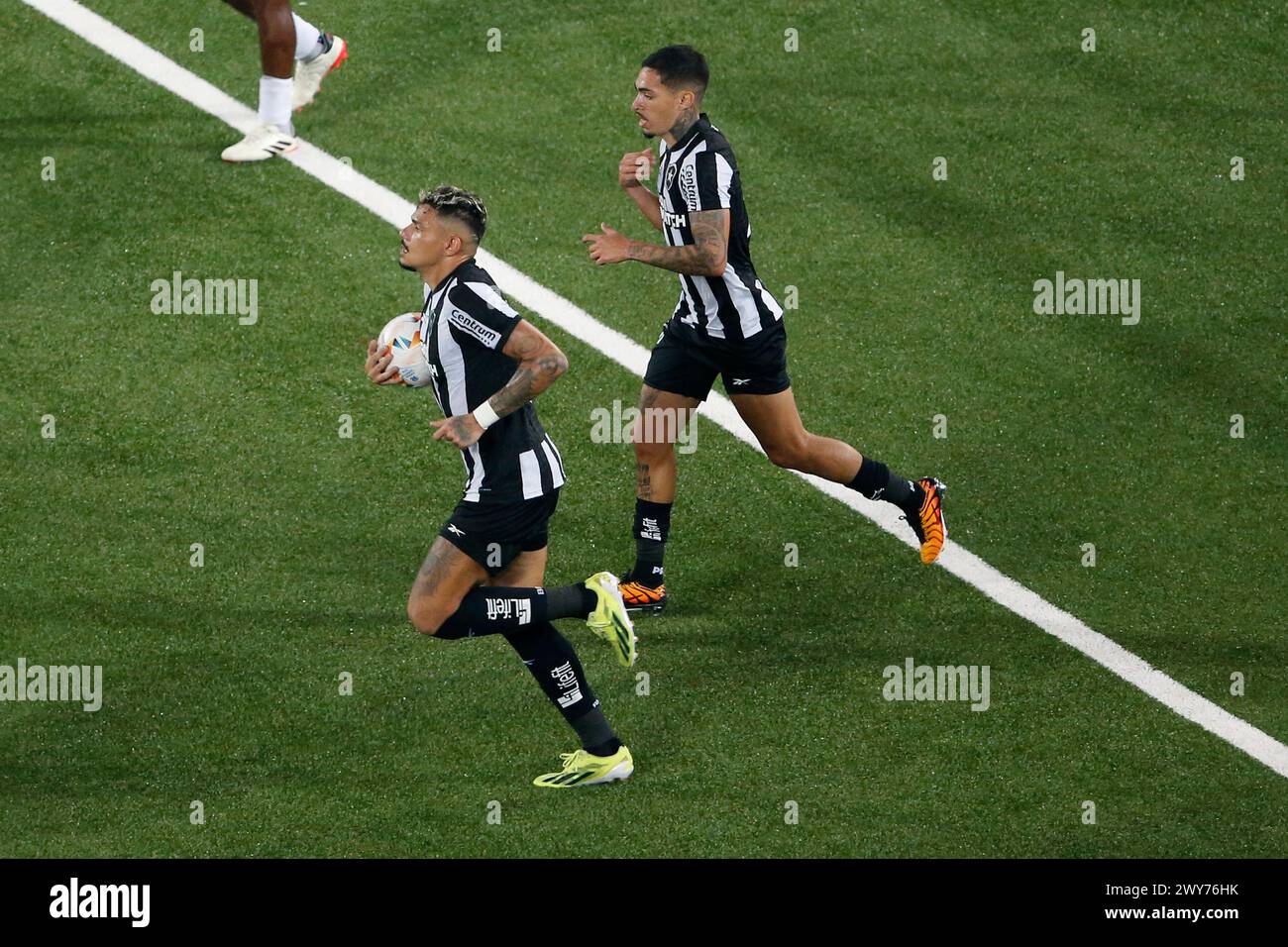3rd April 2024, Rio de Janeiro, Brazil. Hugo of Botafogo, celebrates ...