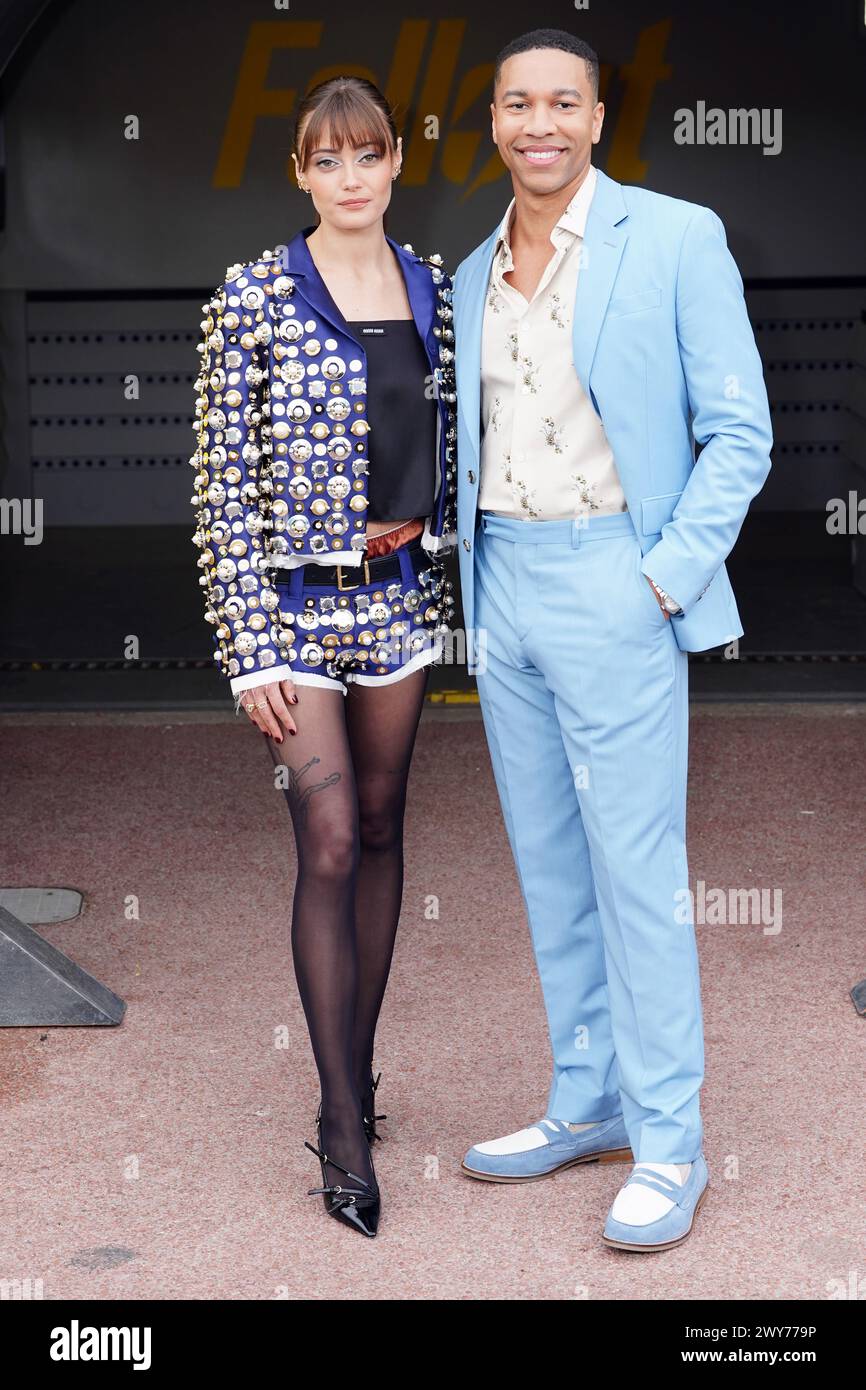 Ella Purnell and Aaron Moten arriving for a UK special screening of ... Ella Purnell and Aaron Moten arriving for a UK special screening of ...