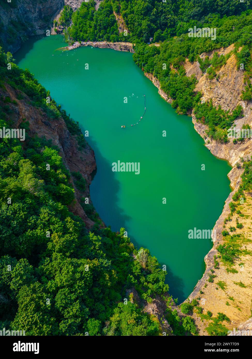 Ledinacko jezero lake at Fruska gora park in Serbia Stock Photo - Alamy