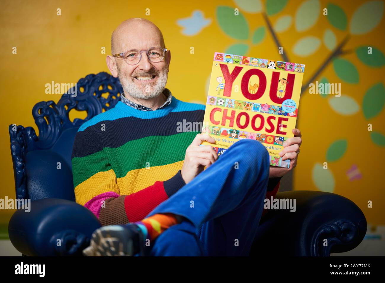 Nick Sharratt author and illustrator of children’s books Stock Photo ...