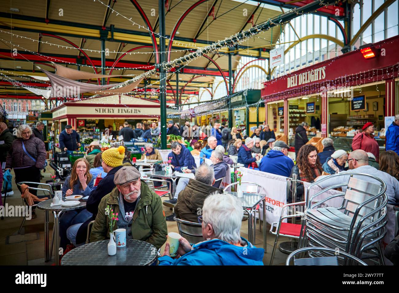 Stockport indoor market hi-res stock photography and images - Alamy