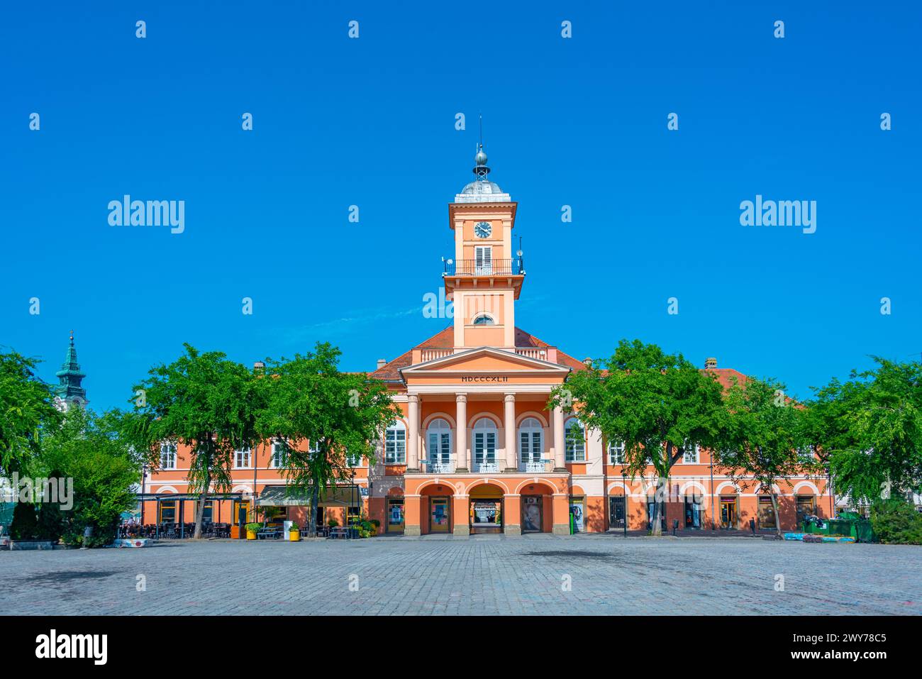 Summer day at Grasalkovic palace in Sombor, Serbia Stock Photo - Alamy