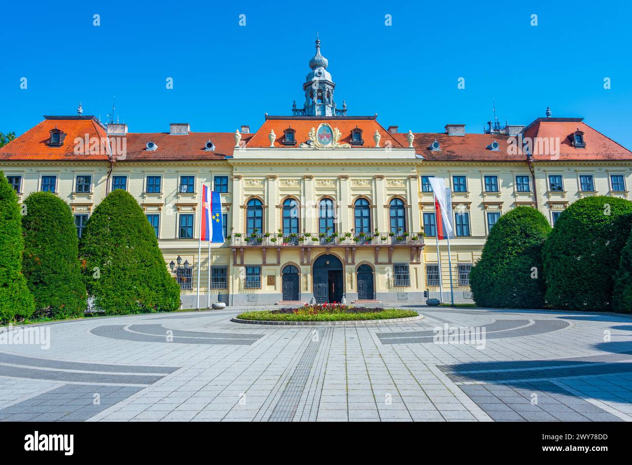 Town hall in Serbian town Sombor Stock Photo - Alamy