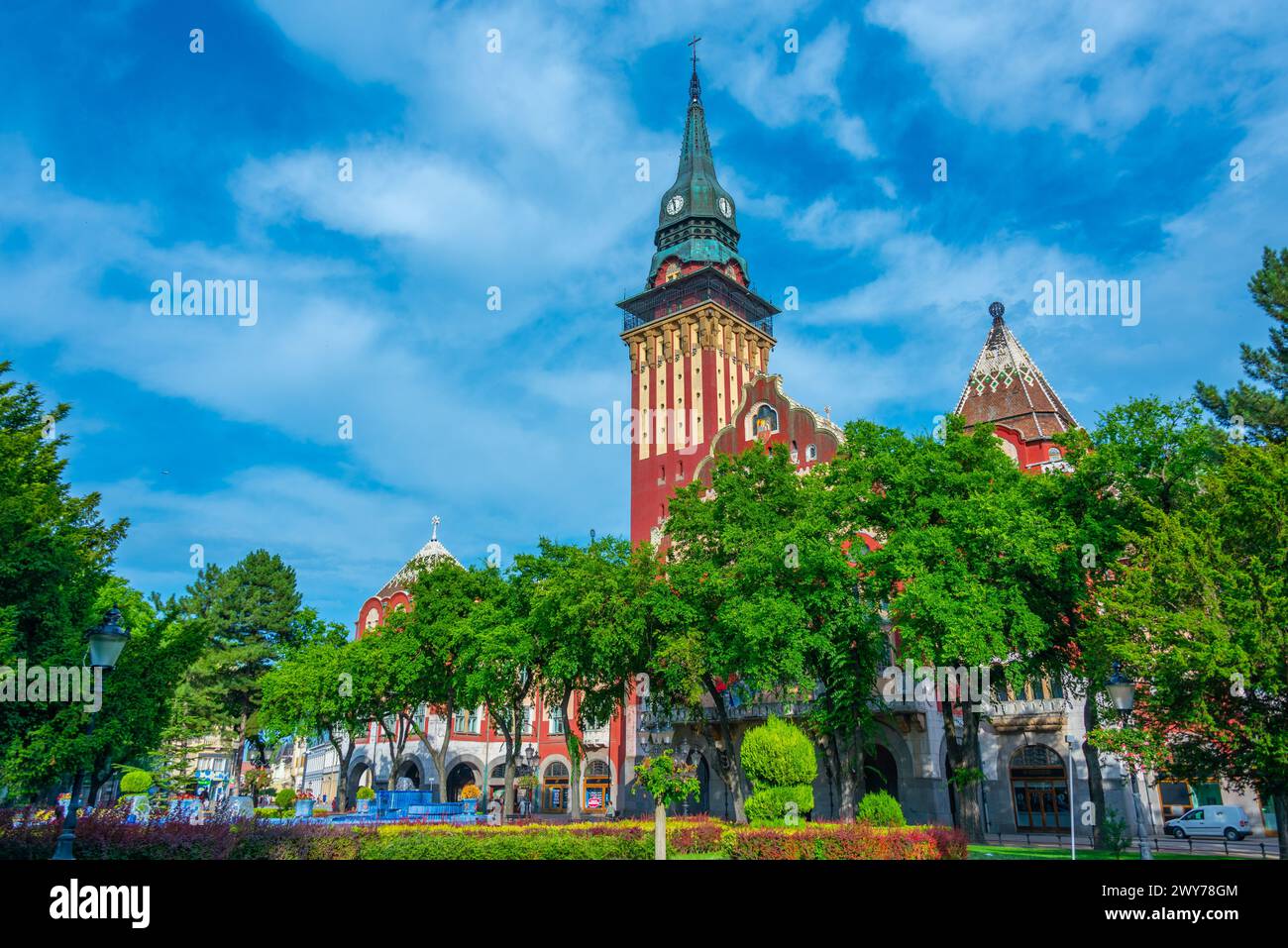 Art nouveau town hall in Serbian town Subotica Stock Photo - Alamy