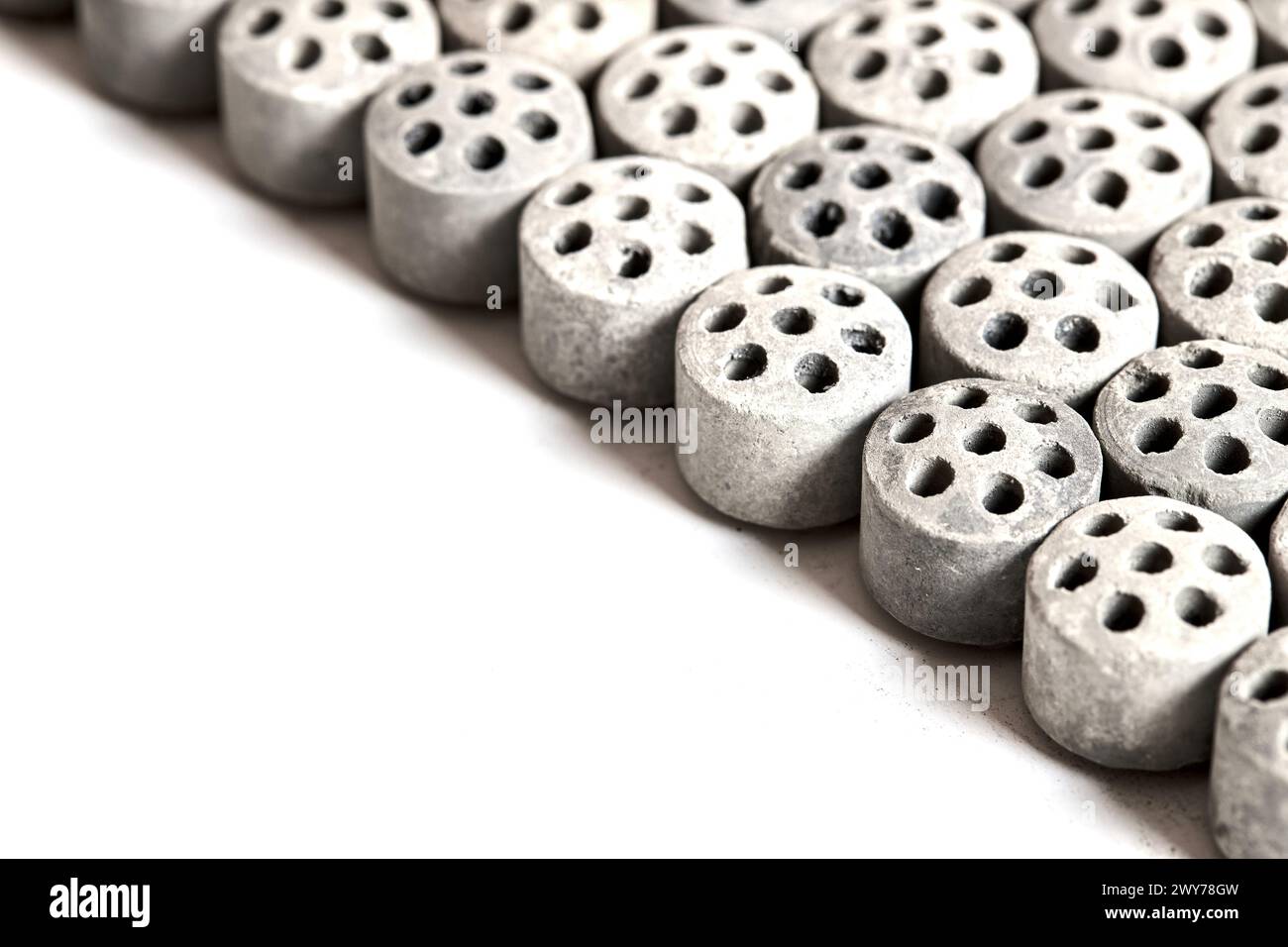 Carbon dioxide reforming of methane. Nickel catalyst seven holes ...