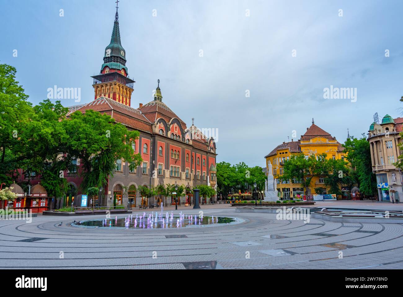 Art nouveau town hall in Serbian town Subotica Stock Photo - Alamy