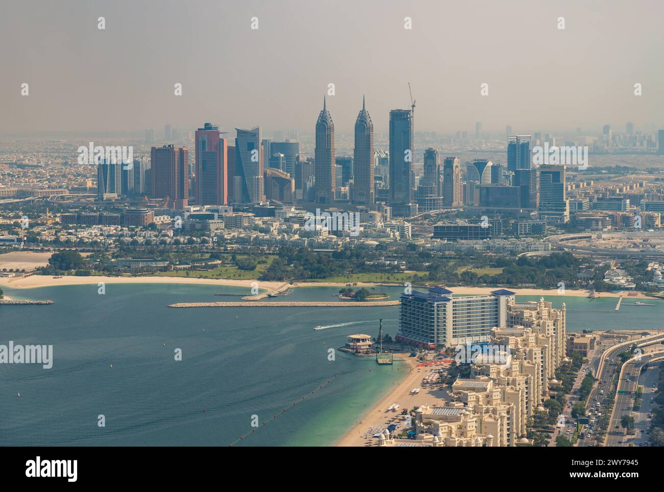 A picture of the Dubai Internet City buildings Stock Photo - Alamy