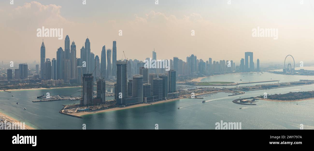 A picture of the Dubai Marina buildings Stock Photo - Alamy