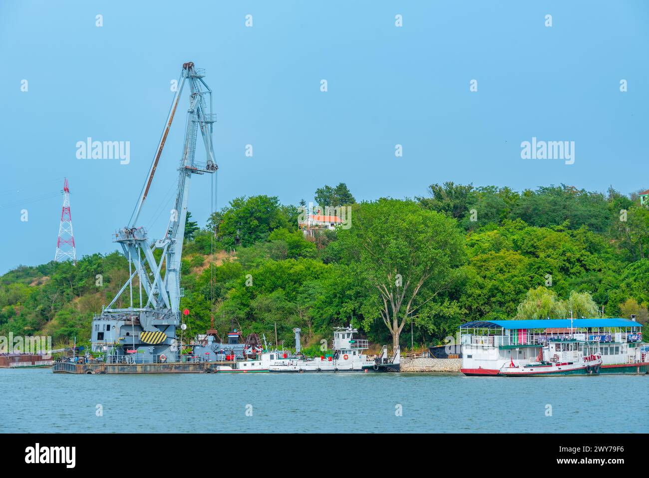 Ram village at riverside of Danube in Serbia Stock Photo - Alamy