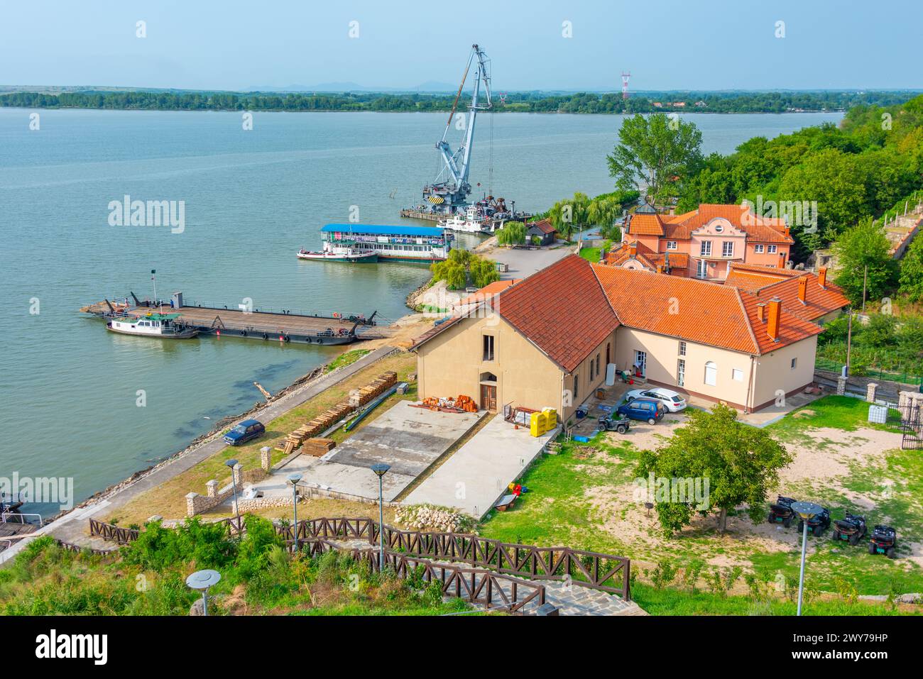 Ram village at riverside of Danube in Serbia Stock Photo - Alamy
