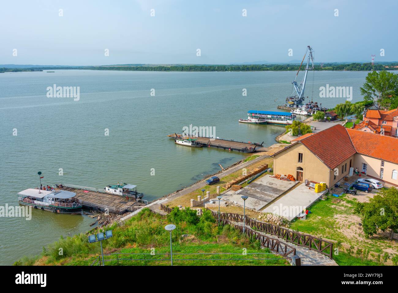 Ram village at riverside of Danube in Serbia Stock Photo - Alamy