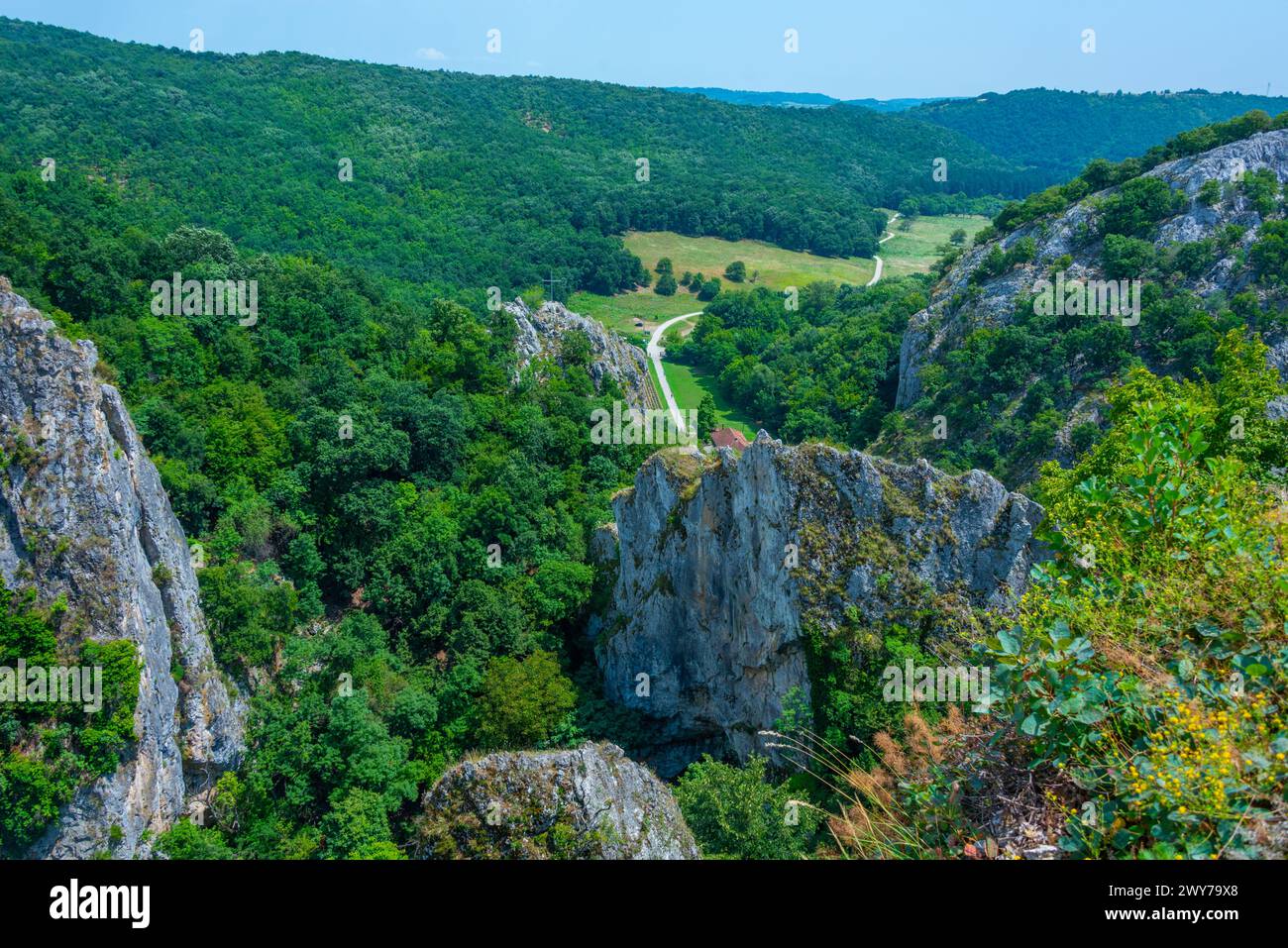 Natural landscape of Vratna gates in Serbia Stock Photo - Alamy