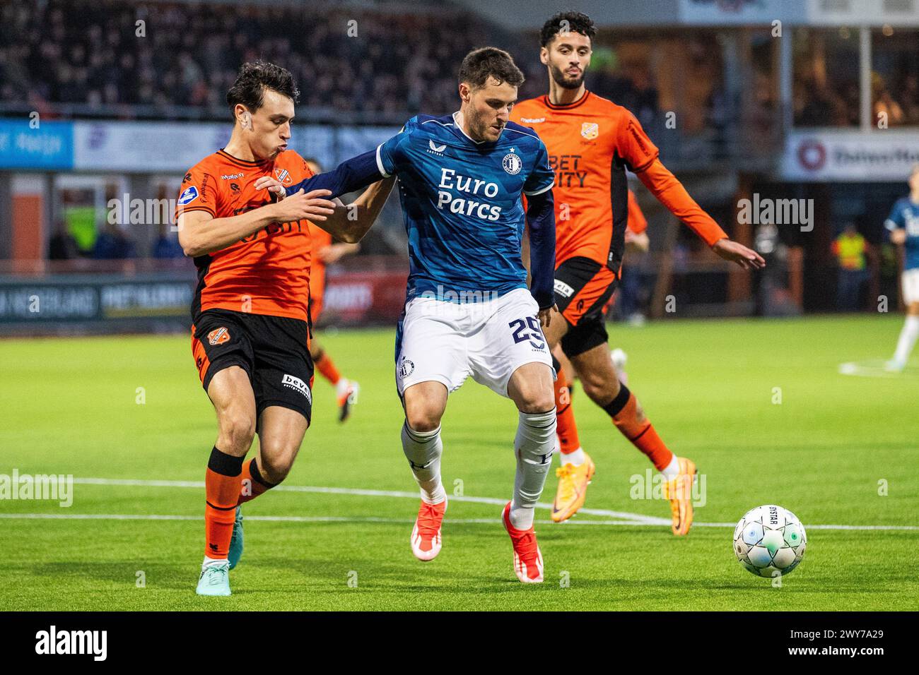VOLENDAM, 04-04-2024, Kras Stadium, season 2023/2024 Dutch football ...