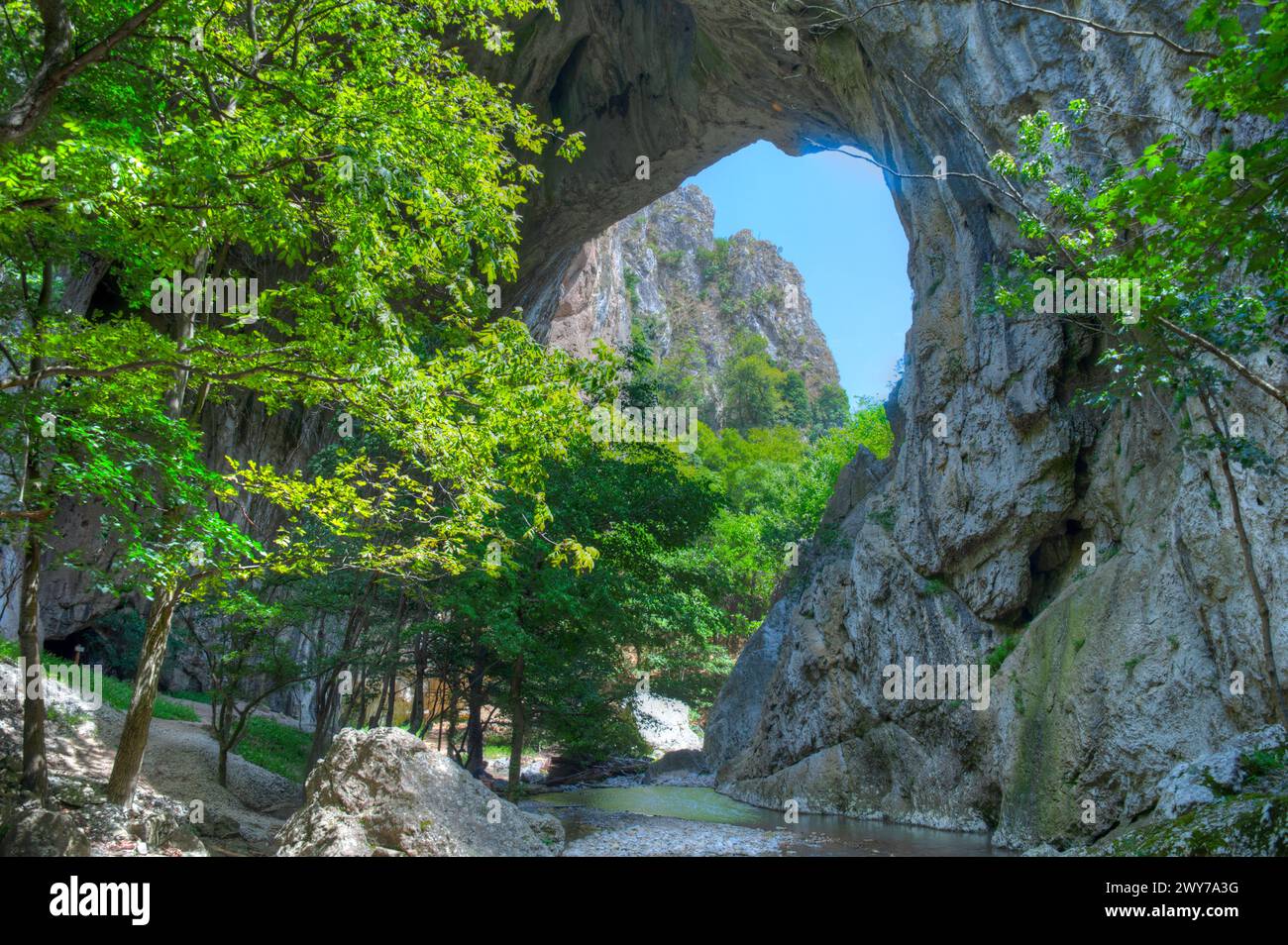 Natural landscape of Vratna gates in Serbia Stock Photo - Alamy