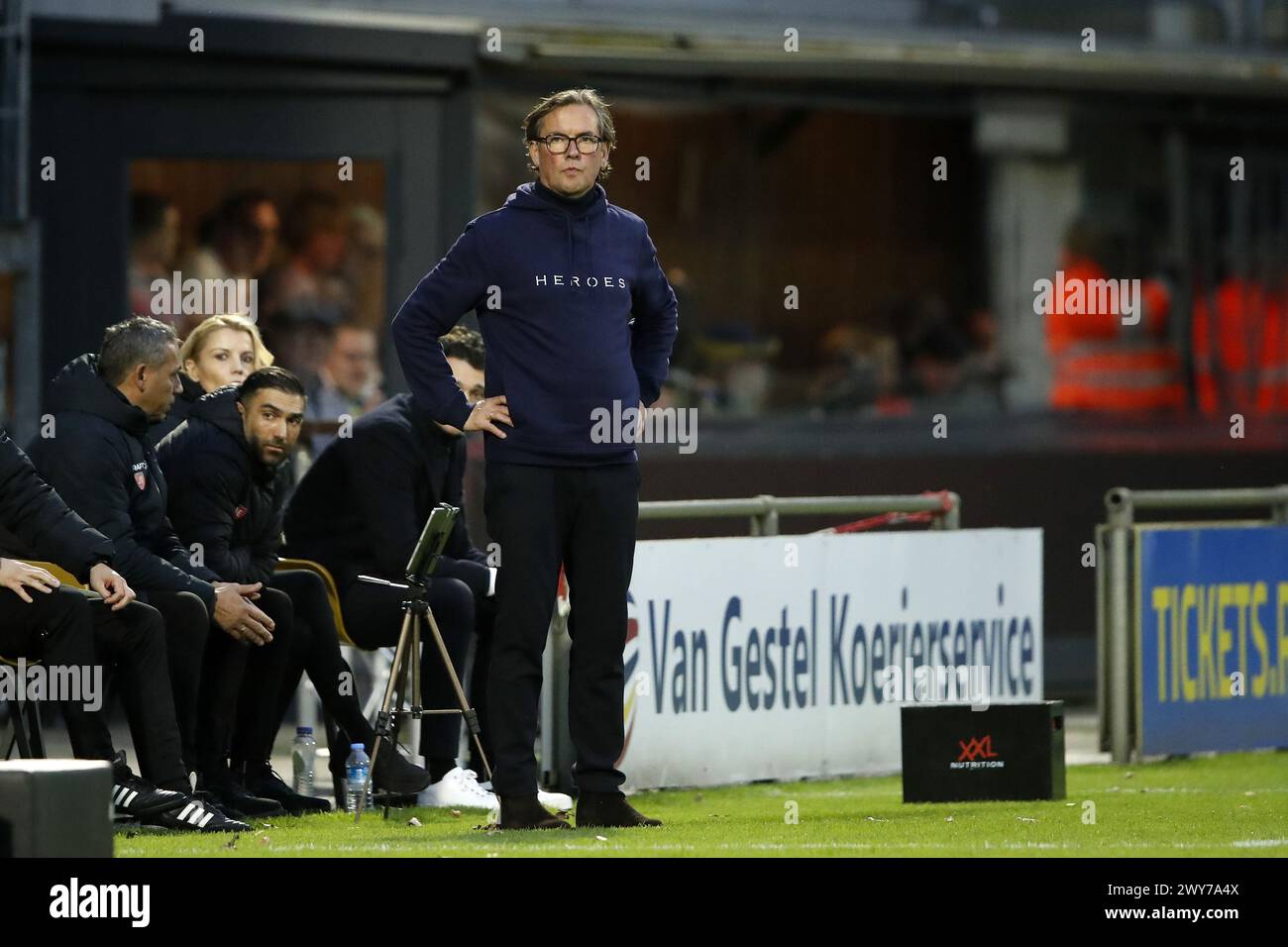 WAALWIJK - Almere City coach Alex Pastoor during the Dutch Eredivisie ...