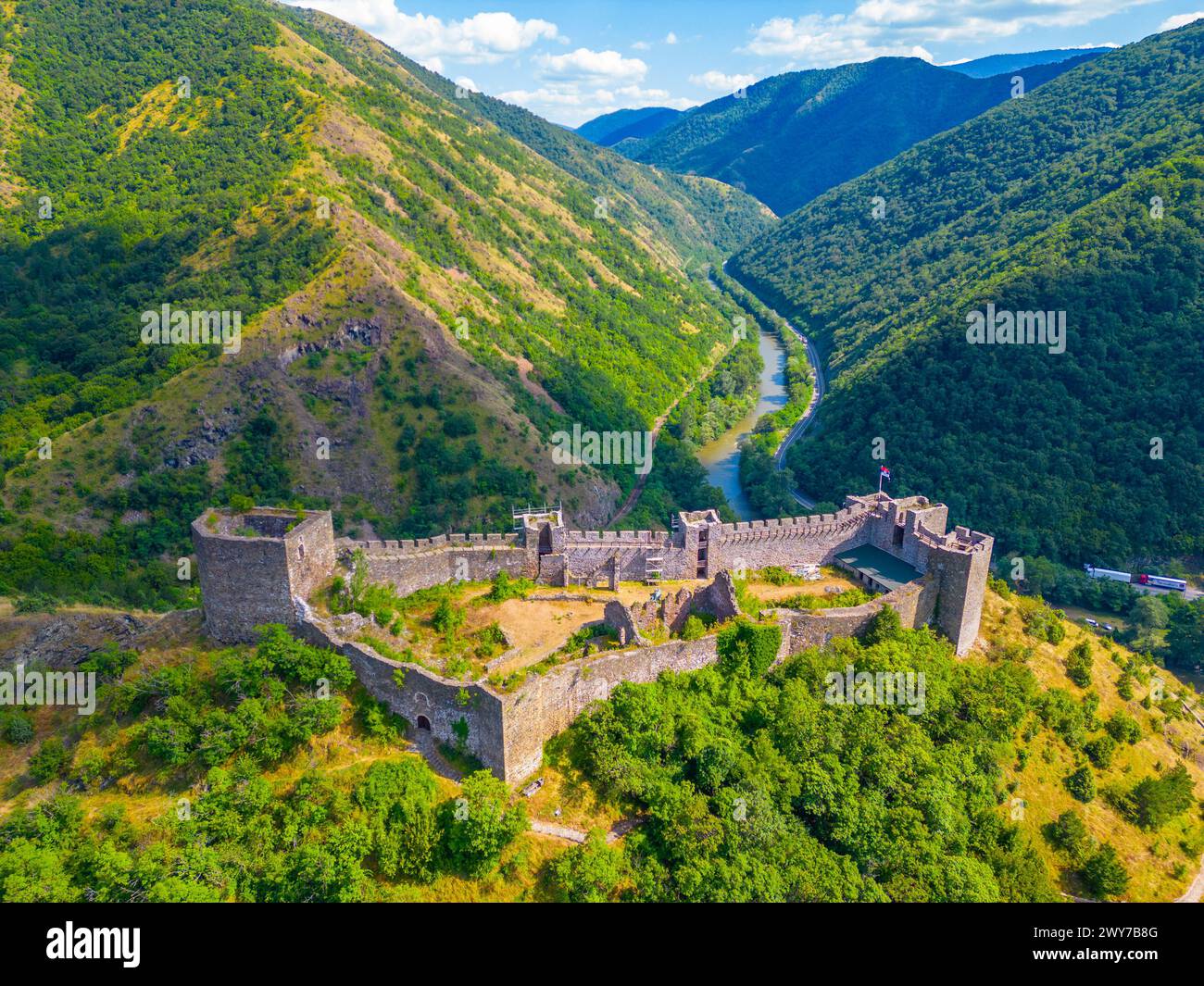 Maglic castle ancient fortress hi-res stock photography and images - Alamy