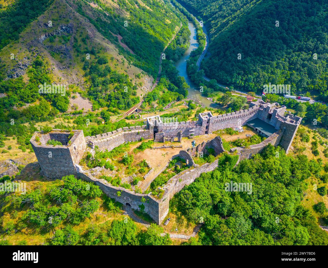Maglic castle ancient fortress hi-res stock photography and images - Alamy