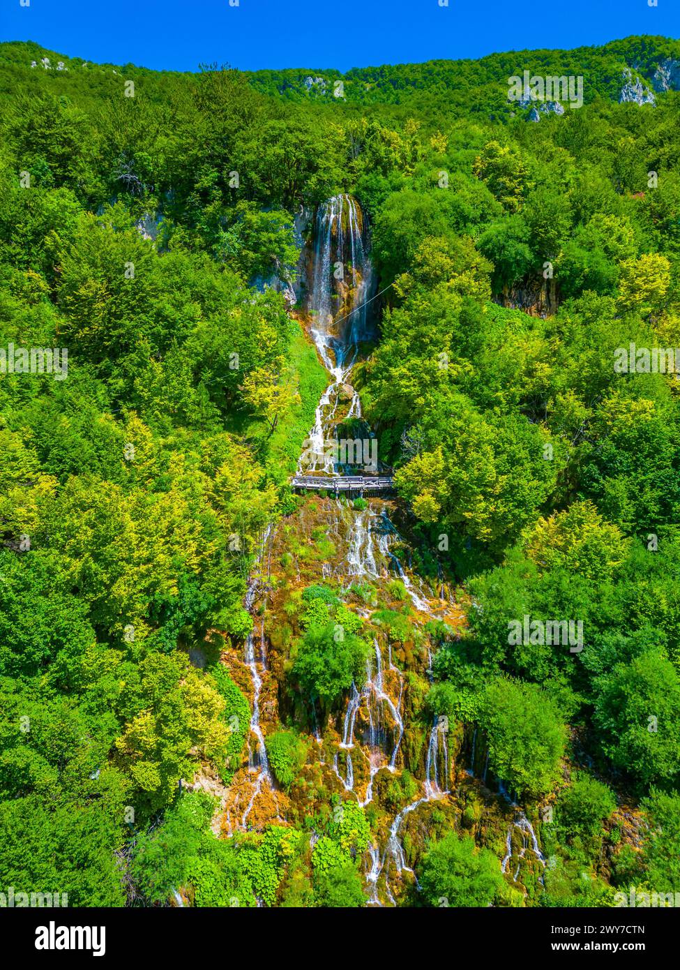 Sopotnica waterfall in Serbia during a summer sunny day Stock Photo - Alamy