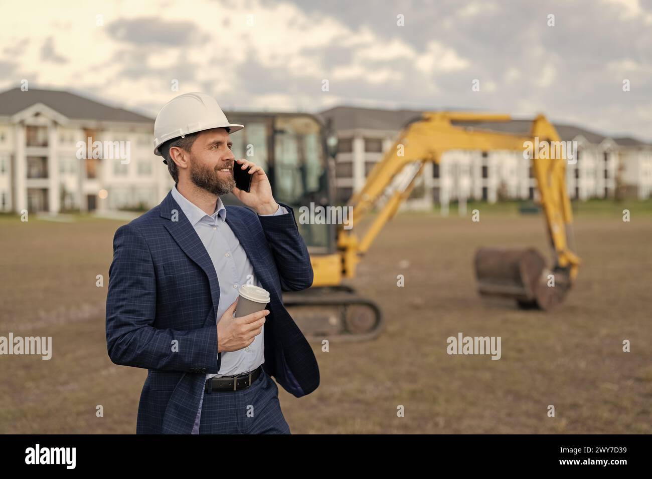 inspector of construction engineering at break, banner. inspector of ...