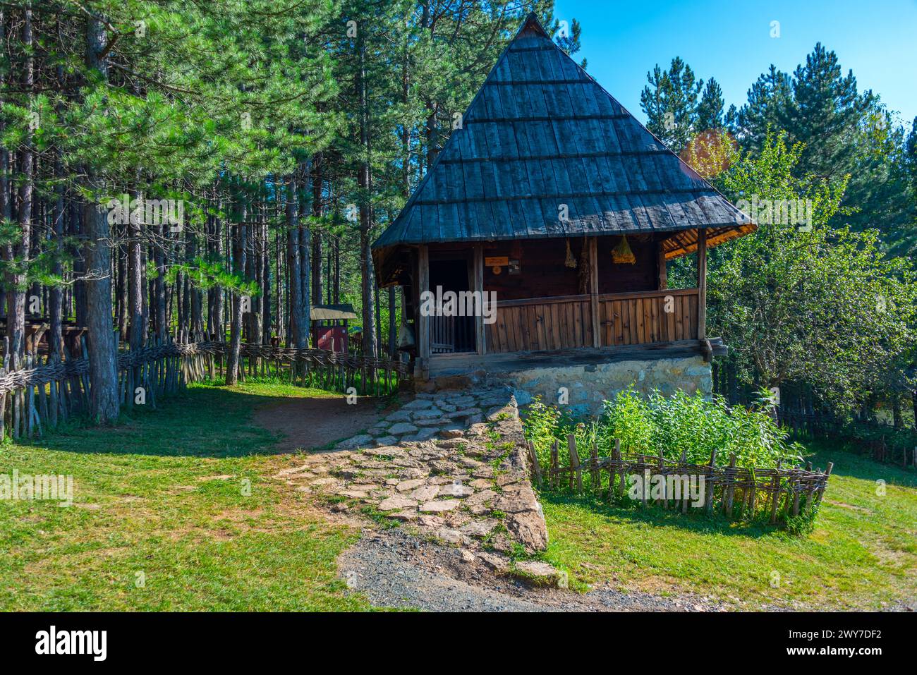 Open-air museum Staro Selo in Sirogojno in Serbia Stock Photo - Alamy