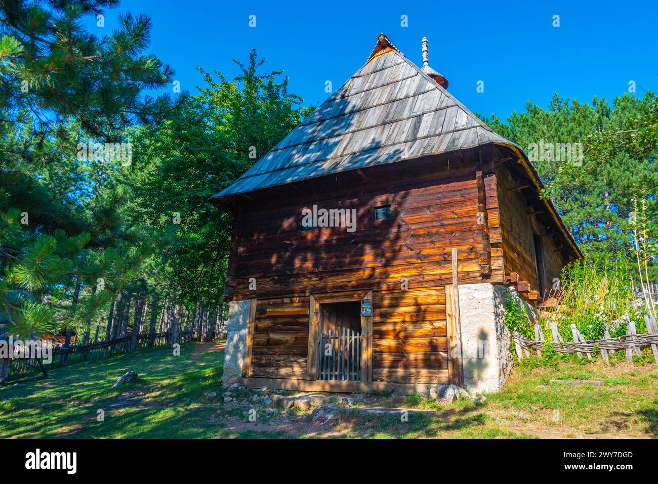 Open-air museum Staro Selo in Sirogojno in Serbia Stock Photo - Alamy