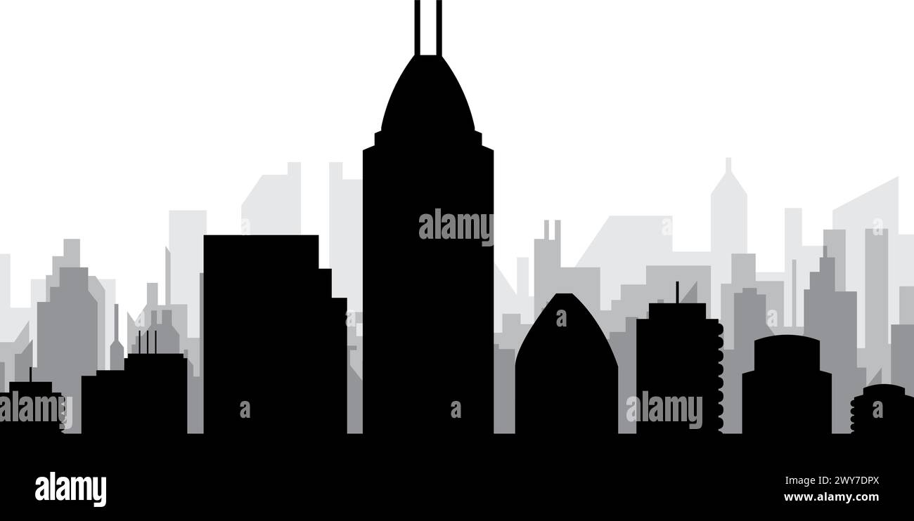 Indianapolis downtown skyline Stock Vector Images - Alamy