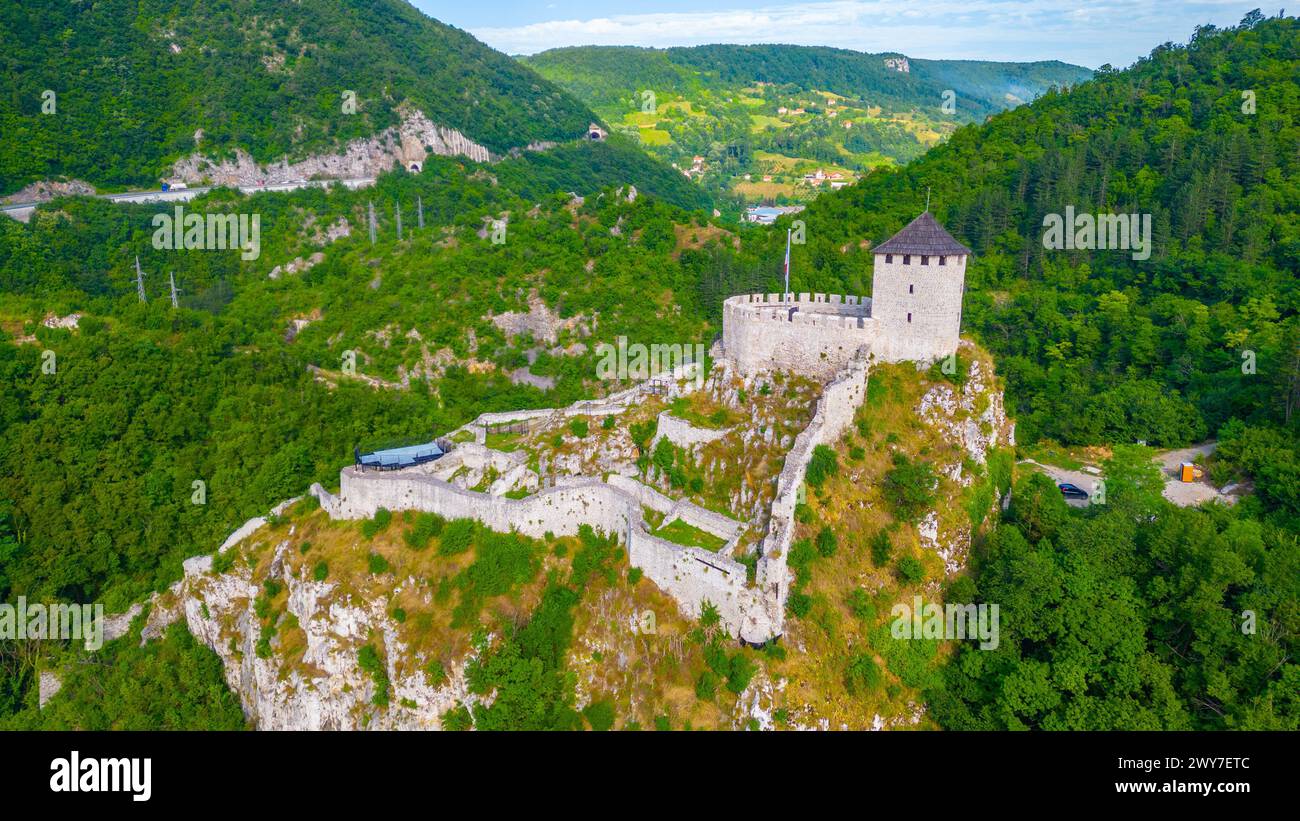 Old Town Fortress in Serbian town Uzice Stock Photo - Alamy