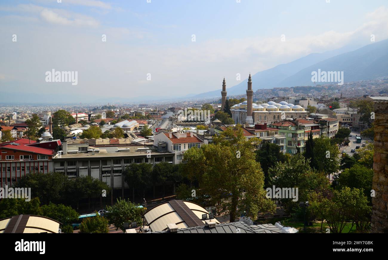 Located in Bursa, Turkey, the Ulu Mosque was built in 1400. It is one ...