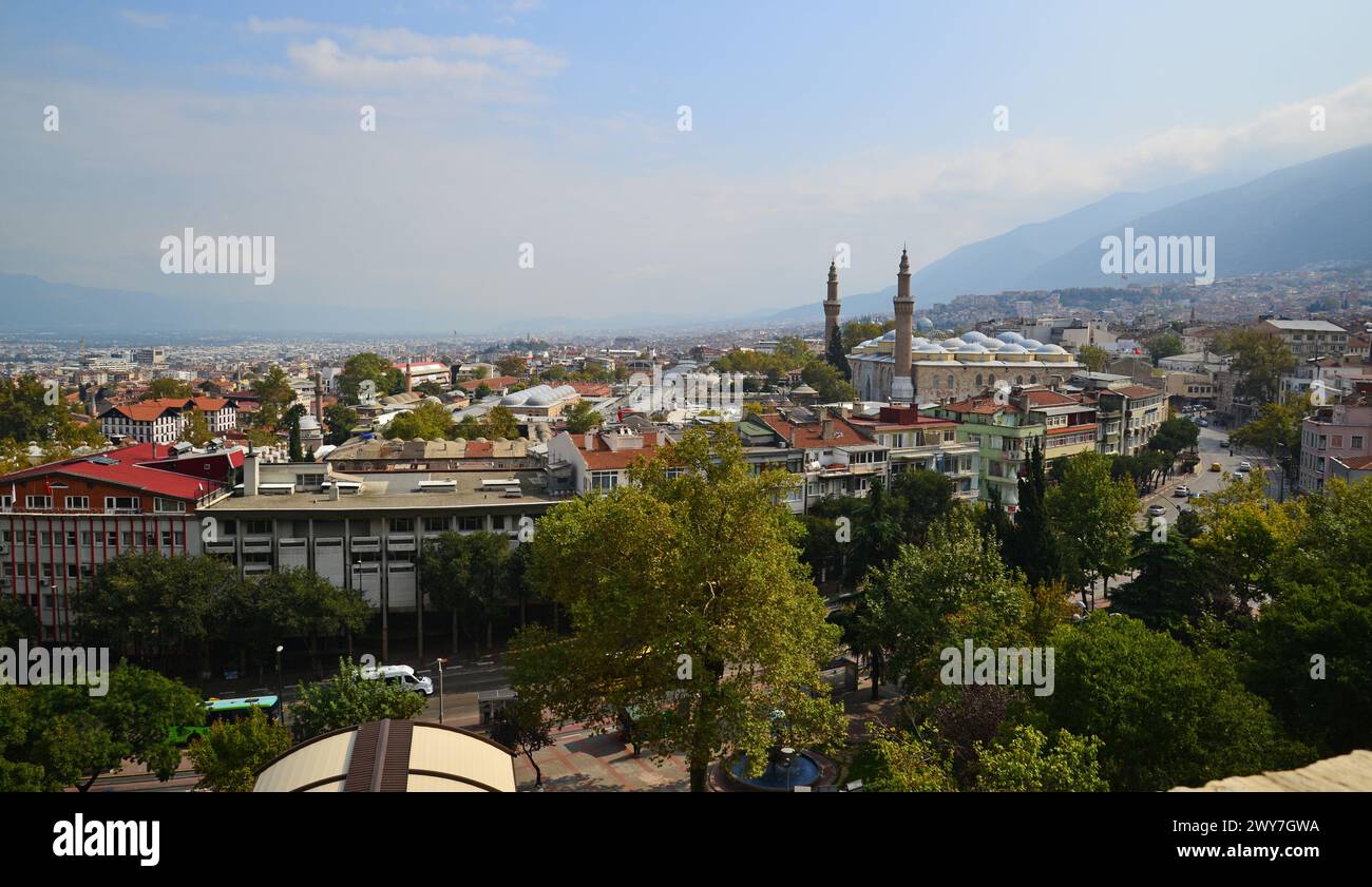 Located in Bursa, Turkey, the Ulu Mosque was built in 1400. It is one ...